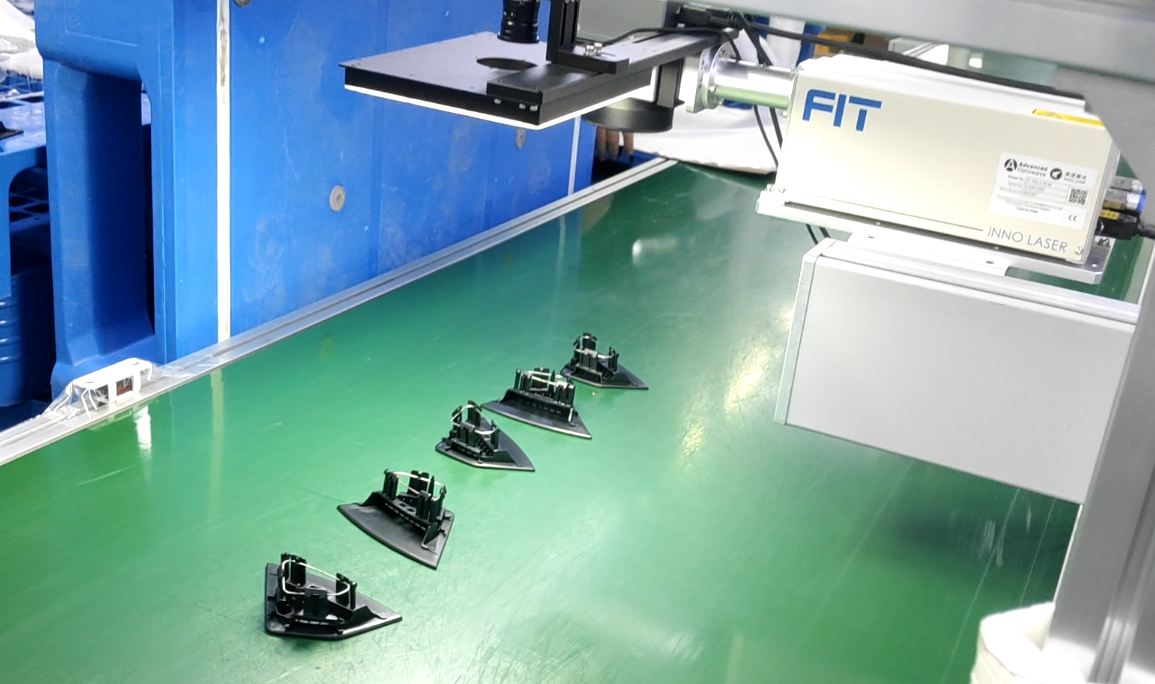 Automated UV Laser Marking for Tesla Plastic Parts | LansuLaser